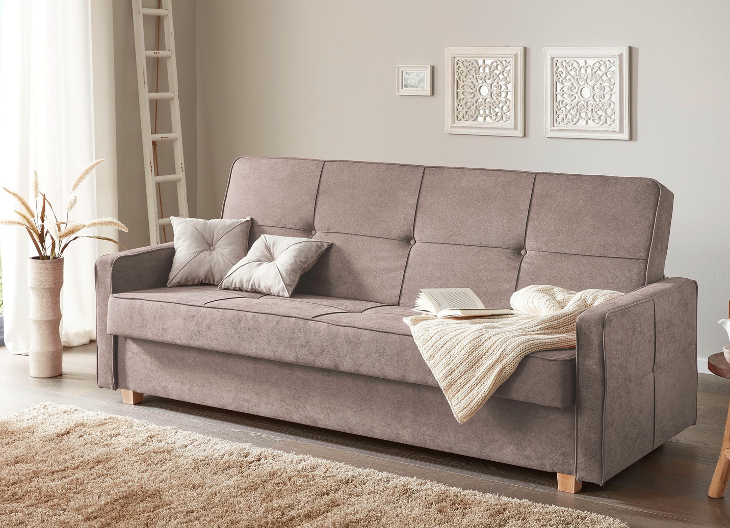 Elegantes Bader Möbel Schlafsofa Bilder